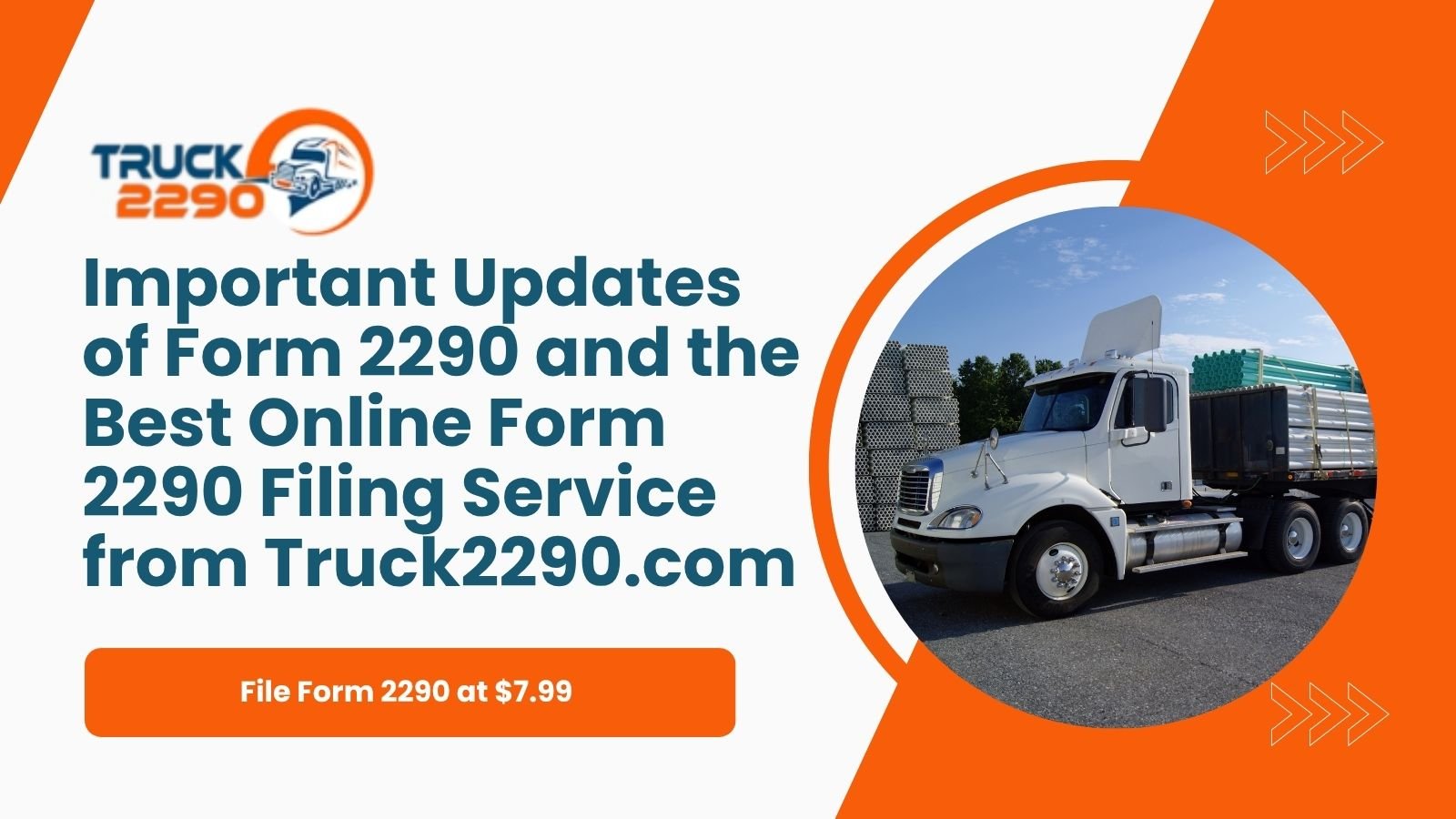 Important Updates of Form 2290 and Form 2290 Service from Truck2290