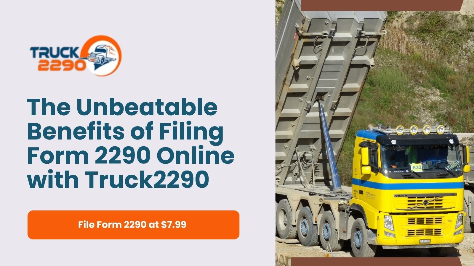 Benefits-of Filing Form 2290 Online Fast & Easy | Truck2290